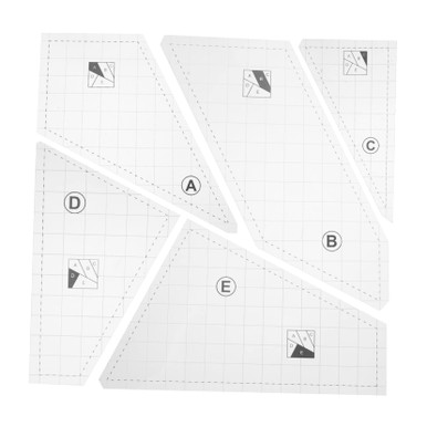 VILLCASE 1 Set Patchwork Template DIY Sewing Templates Quilling Tool ...