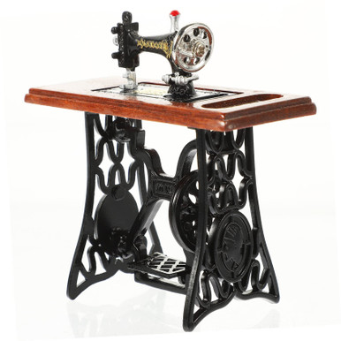 Toyvian Mini Sewing Machine Wood Sewing Toy Sewing Machine Sewing ...