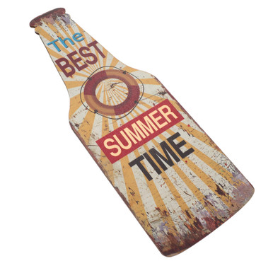Ciieeo Beer Shape Pendant Beer Cap Wall Art Hanging Bar Signs Beach ...