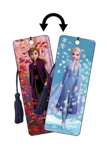 3D Disney Princess Lenticular Bookmarks - by Artgame (Anna Elsa Flip ...