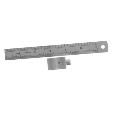 DOITOOL 1 Set Steel Ruler Positioning Block Metric Ruler Machinist ...