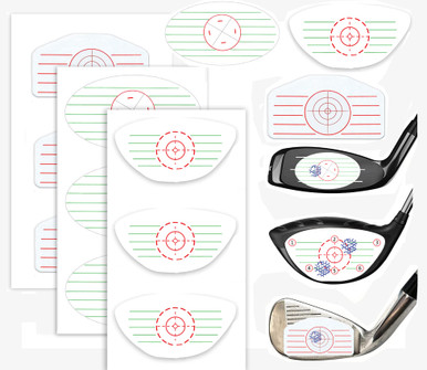 Golf Club Driver Impact Tape Labels Standard Universal Iron Golf ...