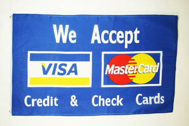 AZ FLAG Visa MasterCard Flag 3' x 5' - Credit Card Flags 90 x 150 cm ...