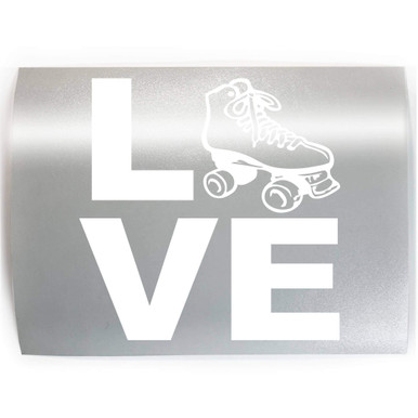 LOVE WORD Roller Skating - PICK COLOR & SIZE - Skate Team Vinyl Decal ...
