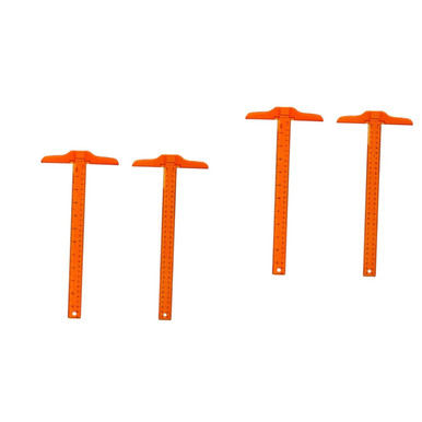 HEMOTON 4 Pcs Measuring Ruler T Square Drafting t Ruler Scale Ruler T ...