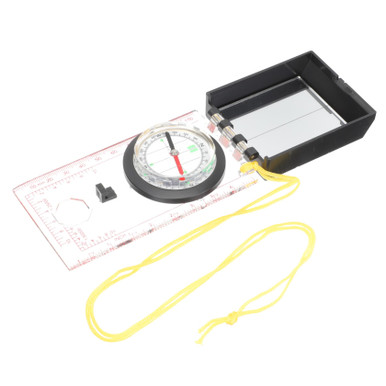 YARNOW Map Ruler Compass Hiking Gear Mapping Tool Pro Tools Baseplate ...