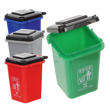 IMIKEYA 4pcs Mini Trash Can Garbage Truck Trash Cans Small Trash Can ...
