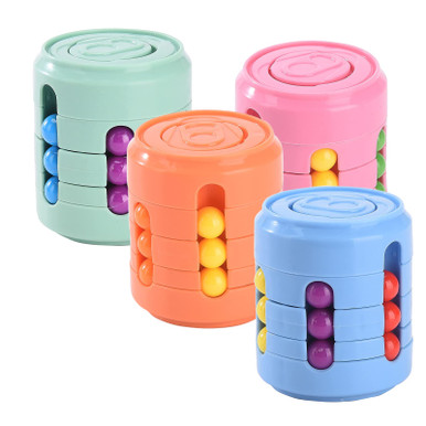 HAYCHE 4 PCS Magic Bean Cube Fingertip Toys Spinner Rotating Toys ...
