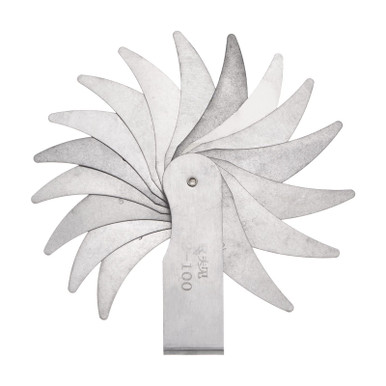 HARFINGTON R52-100 Radius Gauge Alloy Steel Radius Fillet Gauge ...