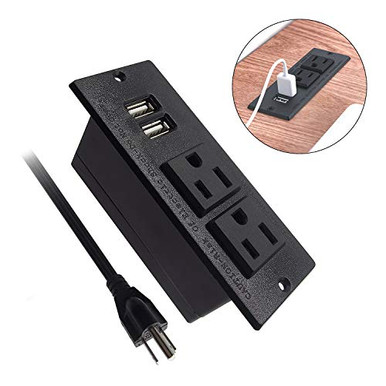 Kungfuking Desktop Power Grommet Conference Recessed Power Strip in ...