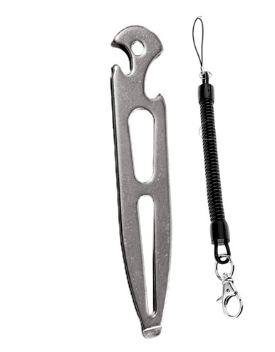 HAIWEN 316 Stainless Steel Boat Deck Key Shackle Key Multi-Tool Bottle ...