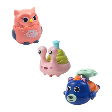 Abaodam 3pcs Push Toy Infant Boy Toys Kids Toy Cars Push and Go ...