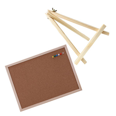 OHPHCALL Wooden Frame Message Board versatilen Framed Cork Board Cork ...