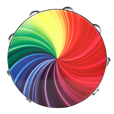 ORFOFE Tambourine Toys Percussion Instrument Cheering Prop Hand Drum ...