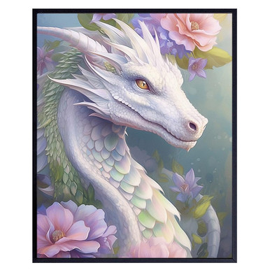 Sci Fi Video game Room Decor - Fantasy Dragon Decorations Wall Art ...