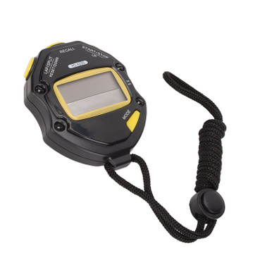 Electronic Stopwatch, Water Resistant 12 24 Hour Clock Count Function ...