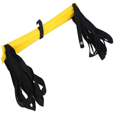 Sports Ladder Set - Flat Rung Footwork Ladder with Athletic Cones ...