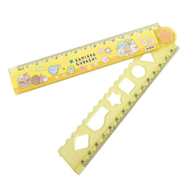 Vctitil Plastic Folding Ruler, Cute Cartoon Pattern Drawing Ruler ...