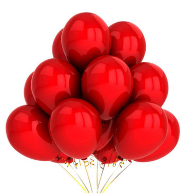25PCS Red Balloons 12 Inch Red Latex Balloons for Red Party Decorations ...