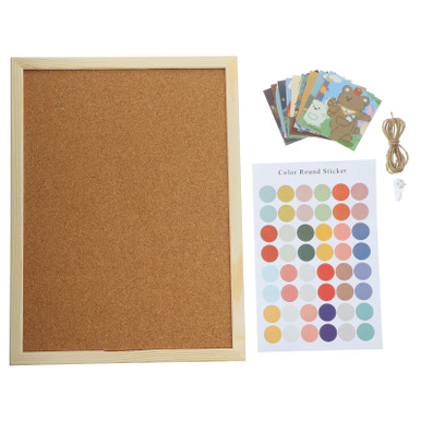 MAGICLULU 1 Set Wood Decor Bulletin Board Wall Notice Board ...