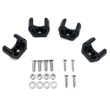 Duthyvea 4Pcs Boat Ladder Clip, Hook Paddle Push Pole Holder fit 1 Inch ...