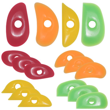 12 Pieces Soft Rubber Rib for Pottery Clay Silicone Pottery Rib Tools ...