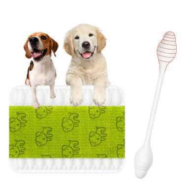 Dog Qtips | Double-Headed Gourd-Shaped Swabs Dog Ear Cleaner Tool for ...