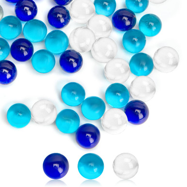 FUTUREPLUSX Marbles Bulk, 75 PCS Glass Marbles Blue Marbles Set Ocean ...