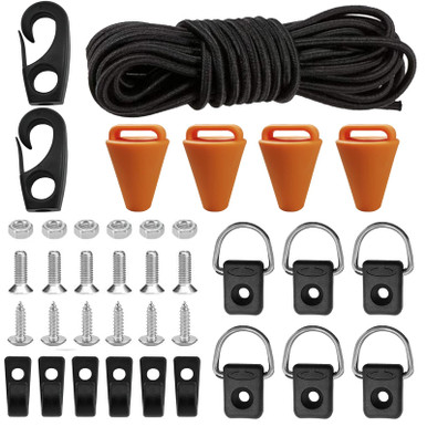 ISURE MARINE Kayak Deck Rigging Kit Accessory 8 ft Bungee Rope with ...