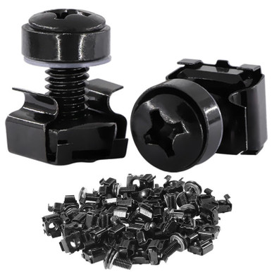 60 Pack M6 x 20 mm Server Rack Screws Computer Rack Mount Screws Cage ...