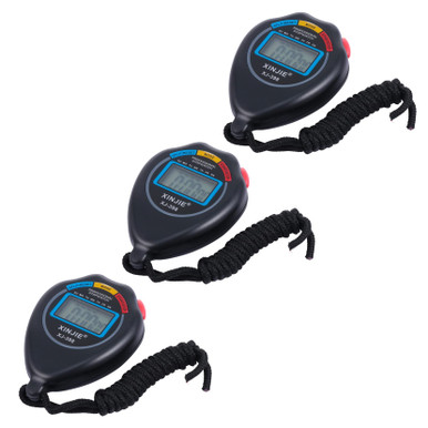 INOOMP 3pcs Stopwatch Timer Handheld Countdown Timer Chef Digital Timer ...