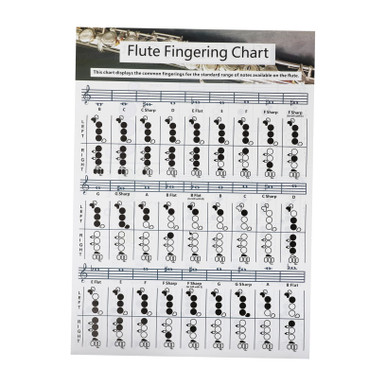 ibasenice Flute Chord Fingering Guitar Ajr Poster Flute Note Chart ...