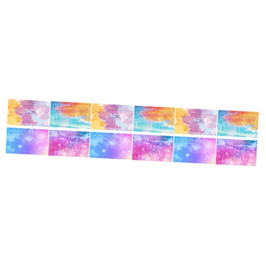 Totority 12 Pcs Kalimba Piano Sticker Piano Key Stickers Lyre Harp ...