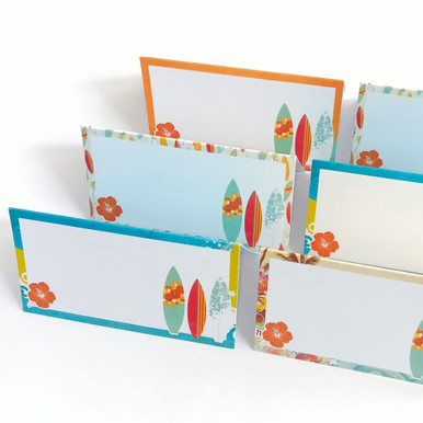 Surf's Up Place Tent Cards by Adore By Nat - Surfing Beach Outdoors ...