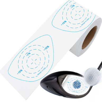 FINGER TEN Golf Club Impact Tape Labels 200/250/375/400/500 Stickers ...