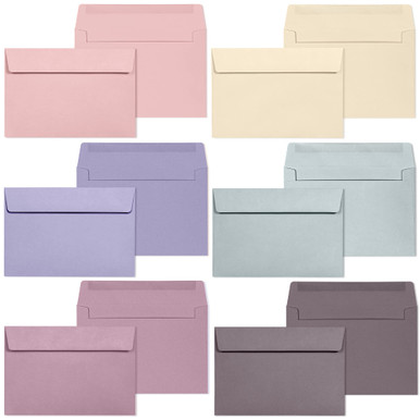 A4 Envelopes, 120-Pack Colored Envelopes 4x6, Envelopes for Invitations ...
