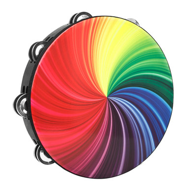 Totority Tambourine Toys Hand Held Drum Bell Musical Party Prop Kids ...