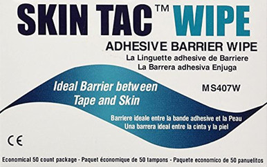 Skin-Tac Liquid Adhesive Barrier Wipes, Skin Barrier Wipe, (1 Pack, 50 ...