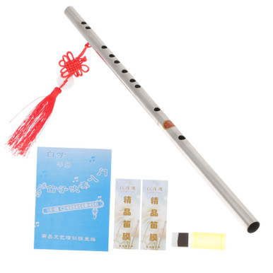1 Set Fife Portable Flute Beginners Flute Metal Flute Dizi Flute ...