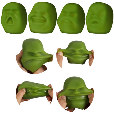 Poen 4 Pcs Human Face Stress Ball for Adults Funny Human Face Emotion ...