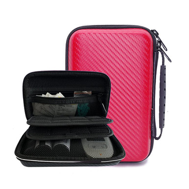 Hard Shell Diabetes Testing Kit Case Diabetic Supply Travel Bag ...