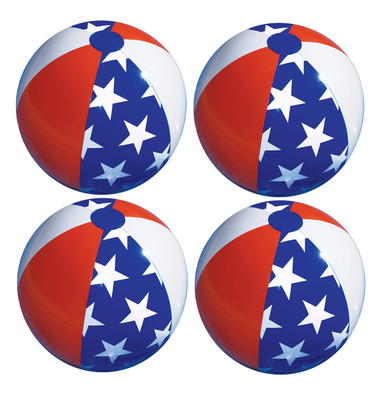 Swimline 22" Americana Series Beach Ball American Patriotic Beach Ball ...