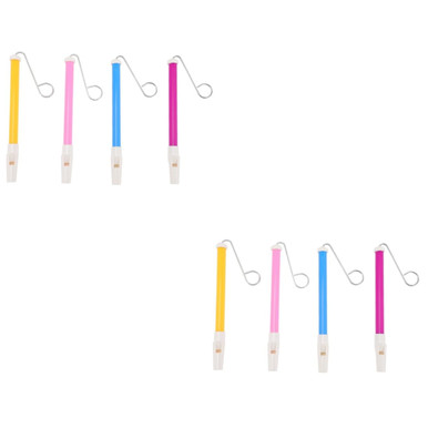 ERINGOGO 8 Pcs Rod Sliding Flute Toy Whistle Sliding Kids Slide Whistle ...