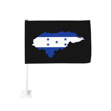 Flag Map of Honduras Car Flag Double Side 12 X 18 Inch Outdoor Window ...