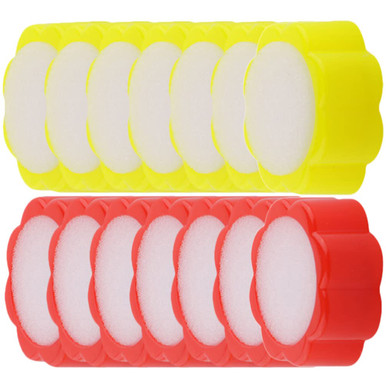 Operitacx 16Pcs Finger Wet Sponges Flower Shape Sponge Cup Moistener ...