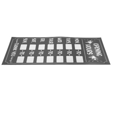 Chalkboard Signs Store Hours Sign Business Time Sheet Stickers Business ...