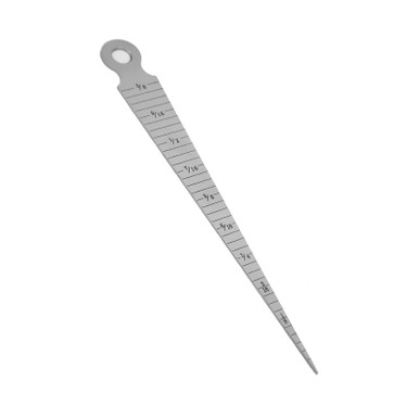 Taper Gage, Inner Diameter Ruler Taper Gauge Stainless Steel Wedge ...