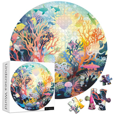 Ocean Puzzles for Adults 1000 Pieces and up, PICKFORU Sea Animals ...