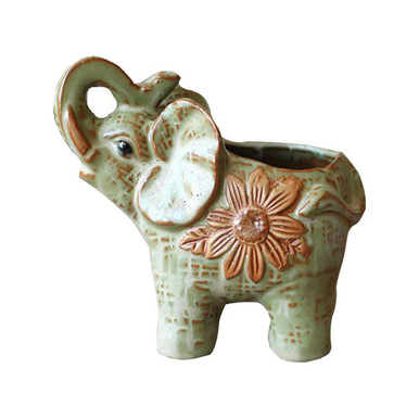 DOITOOL Elephant Succulent Flower Pot Succulent planters Mini Planter ...