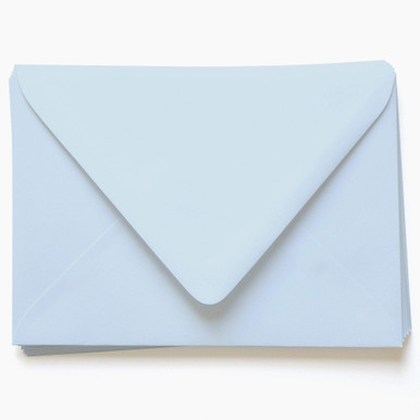 Light Sky Blue Envelopes - A1 Gmund Colors Matt 3 5/8 x 5 1/8 Euro Flap ...